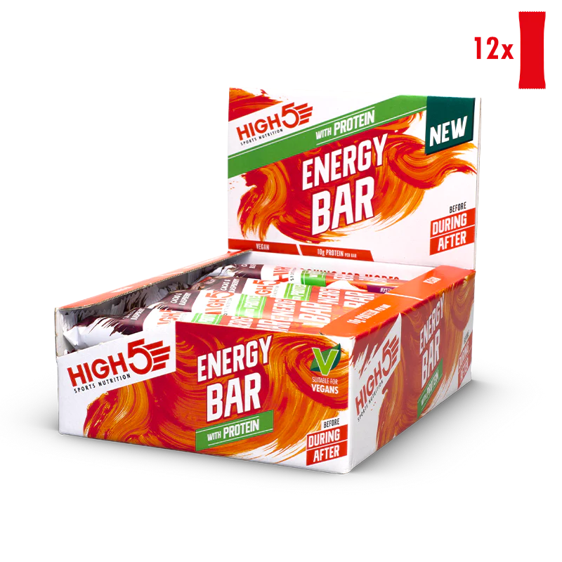 High5 Cacao And Raspberry Protein Energy Bar Box (12 Pieces) 12x50g ...